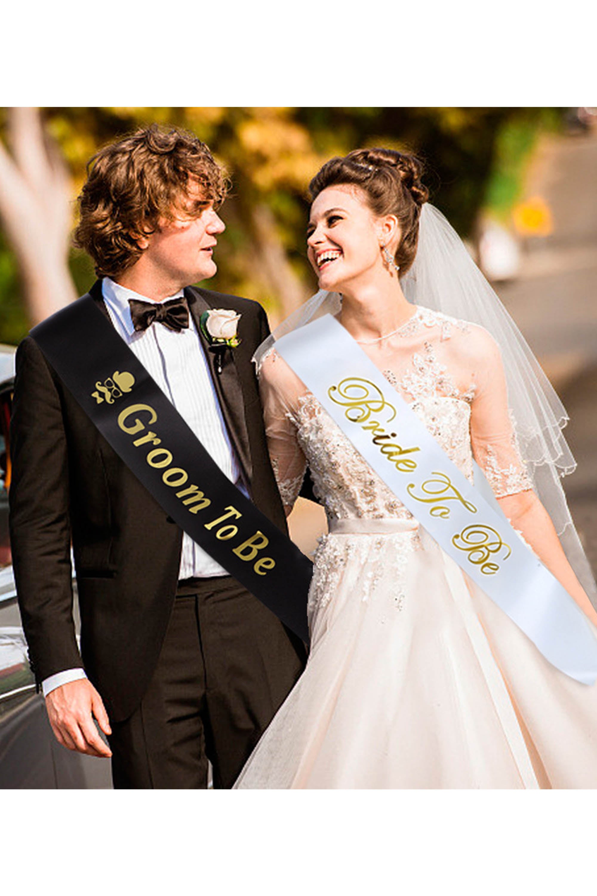 Bride Groom to Be Sash Badge Decoration – DUNTERY UK